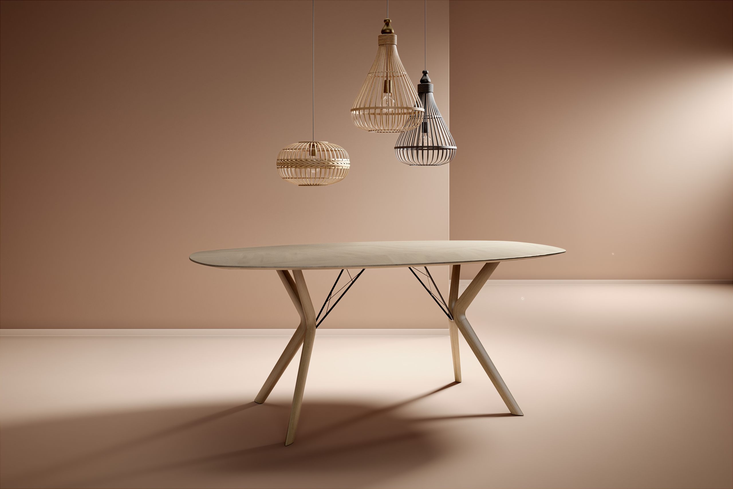 Tables salle à manger bois, céramique, Fenix | Mobitec